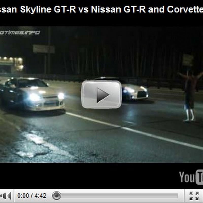 Nissan Skyline GT-R vs GT-R and ZR1 vs GT-R - Nissan Skyline GT-R s in ...